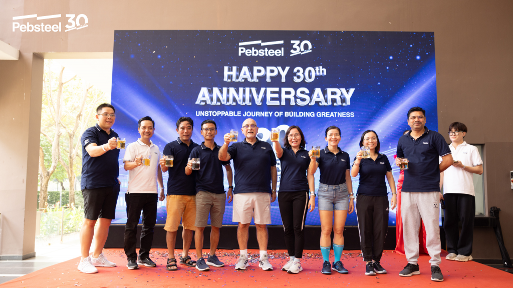 CHÚC MỪNG LỄ KỶ NIỆM 30 NĂM THÀNH LẬP CỦA PEBSTEEL! | Pebsteel