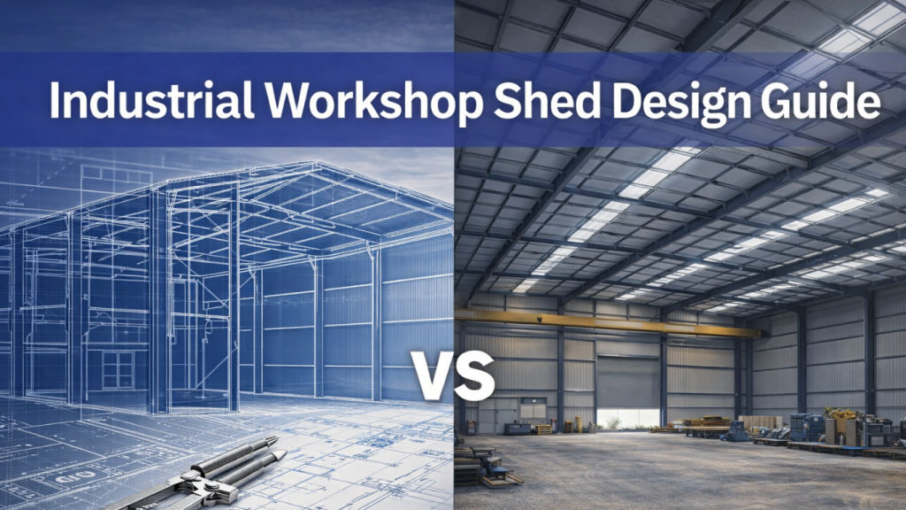 Industrial Workshop Shed Design: Efficient Steel Workshop Buildings